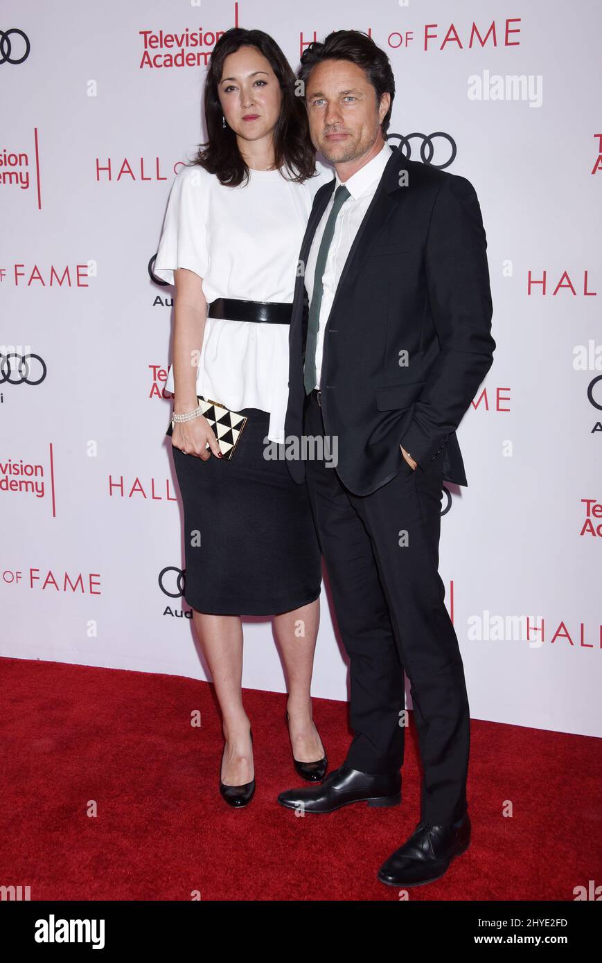 Martin Henderson und Helen Randag bei der 24. Hall of Fame Ceremony ...