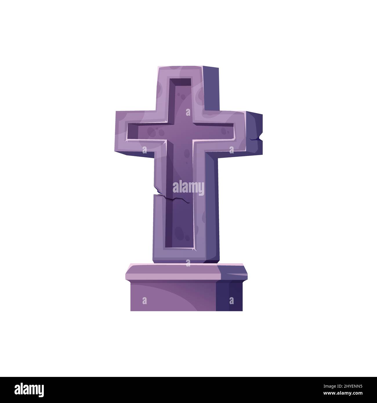 Grabstein, Grabstein aus grauem Granit, Denkmal auf dem Friedhof ...