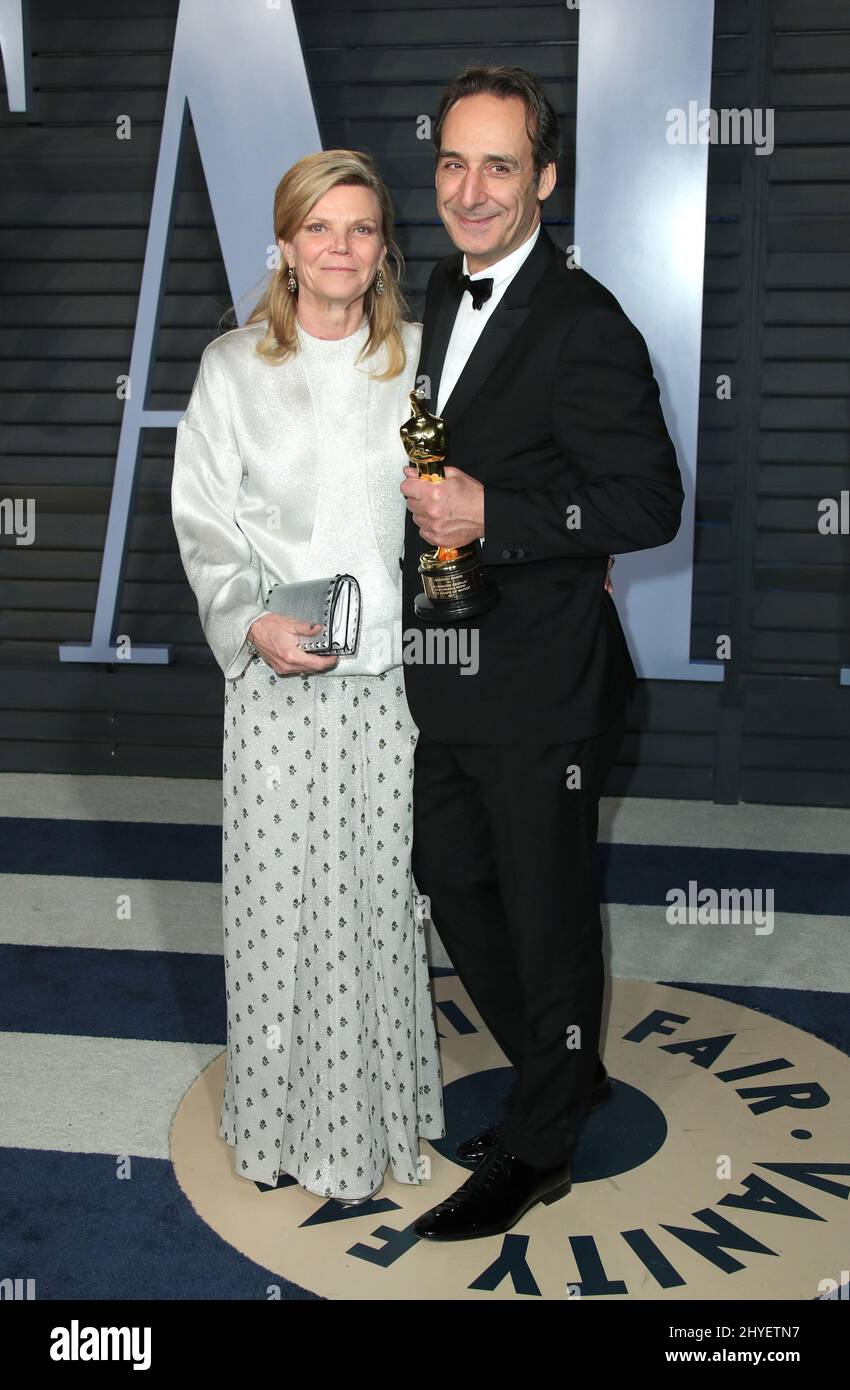 Alexandre Desplat und Dominique Lemonnier nahmen an der Vanity Fair ...