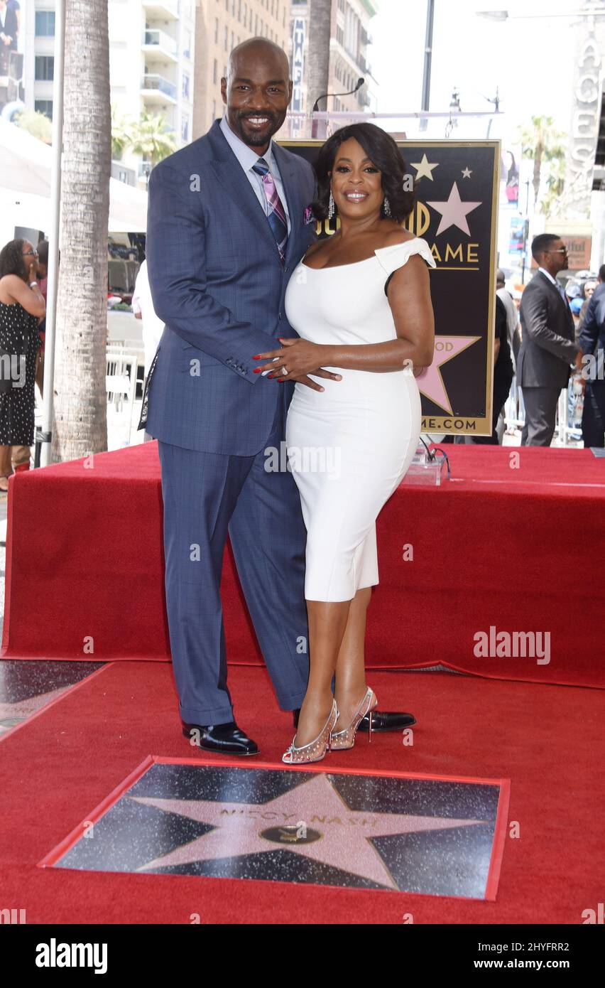 Niecy Nash und Jay Tucker bei der Niecy Nash Star Ceremony, die am 11 ...