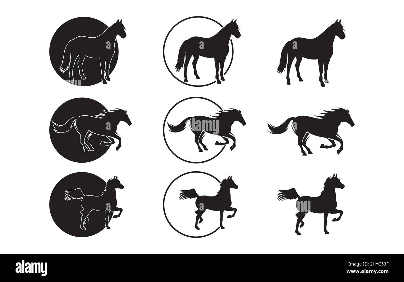 Pferdedesign logo -Fotos und -Bildmaterial in hoher Auflösung – Alamy