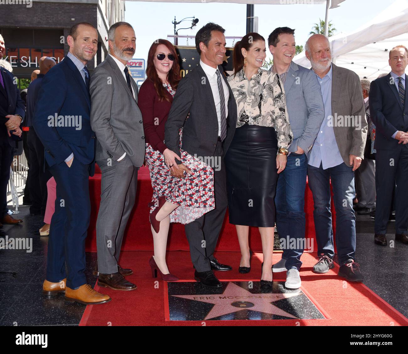 Max Mutchnick, Megan Mullally, Eric McCormack, Debra Messing, Sean ...