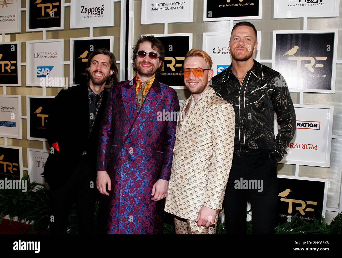 Wayne Sermon, Daniel Platzman, Ben McKee, Dan Reynolds von Imagi, die ...