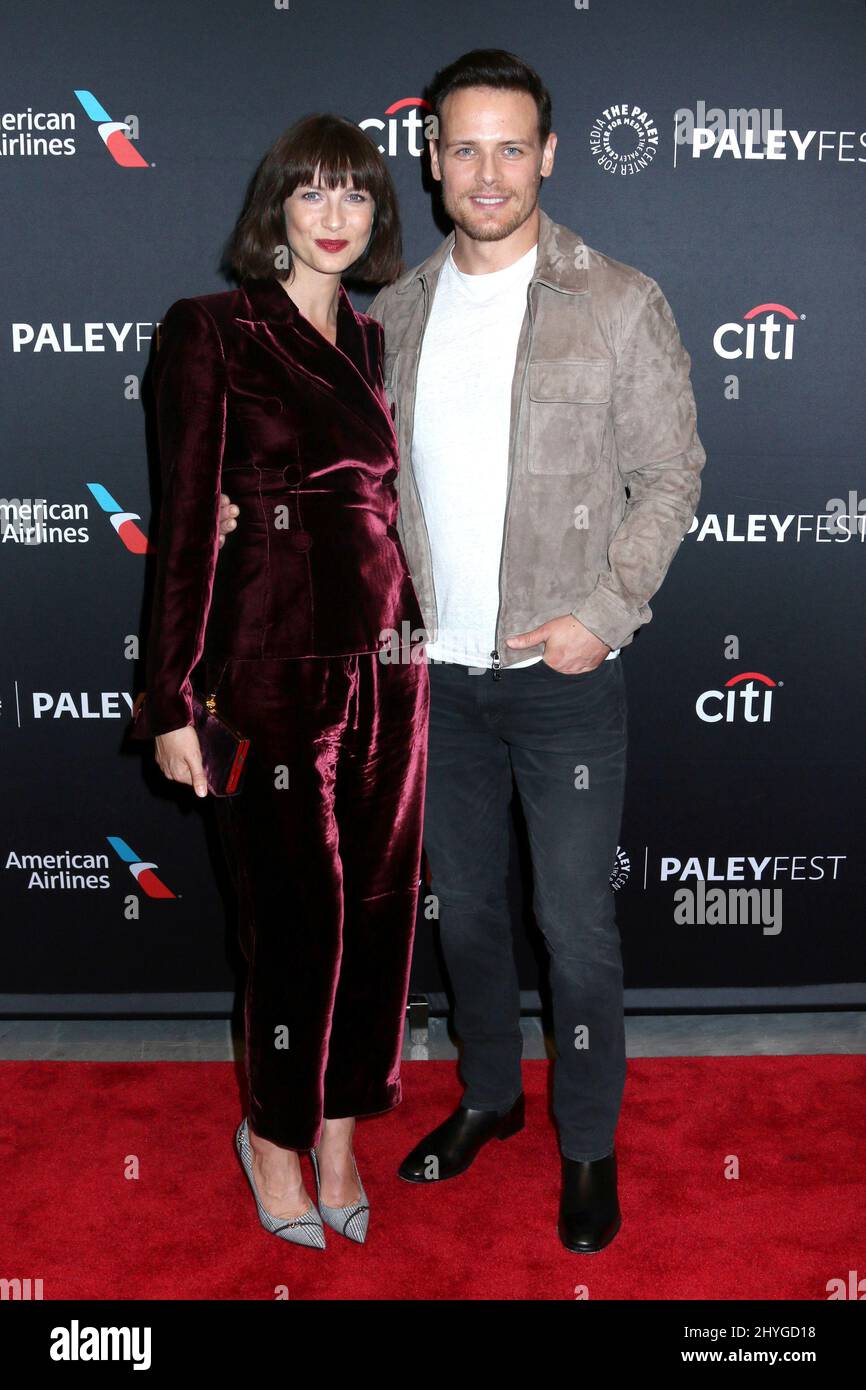 Caitriona balfe sam heughan beim paleyfest ny -Fotos und -Bildmaterial ...