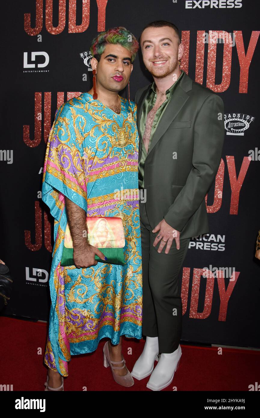 Sam Smith und Alok Vaid-Menon bei der Premiere von „Judy“ in Los ...