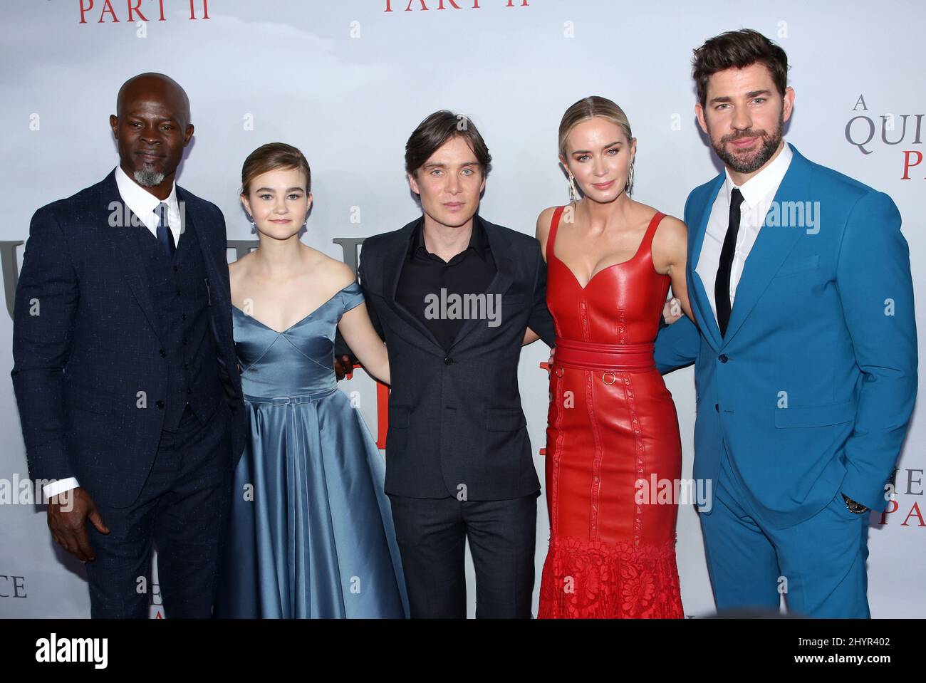 Djimon Hounsou, Millicent Simmonds, Cillian Murphy, Emily Blunt nehmen ...