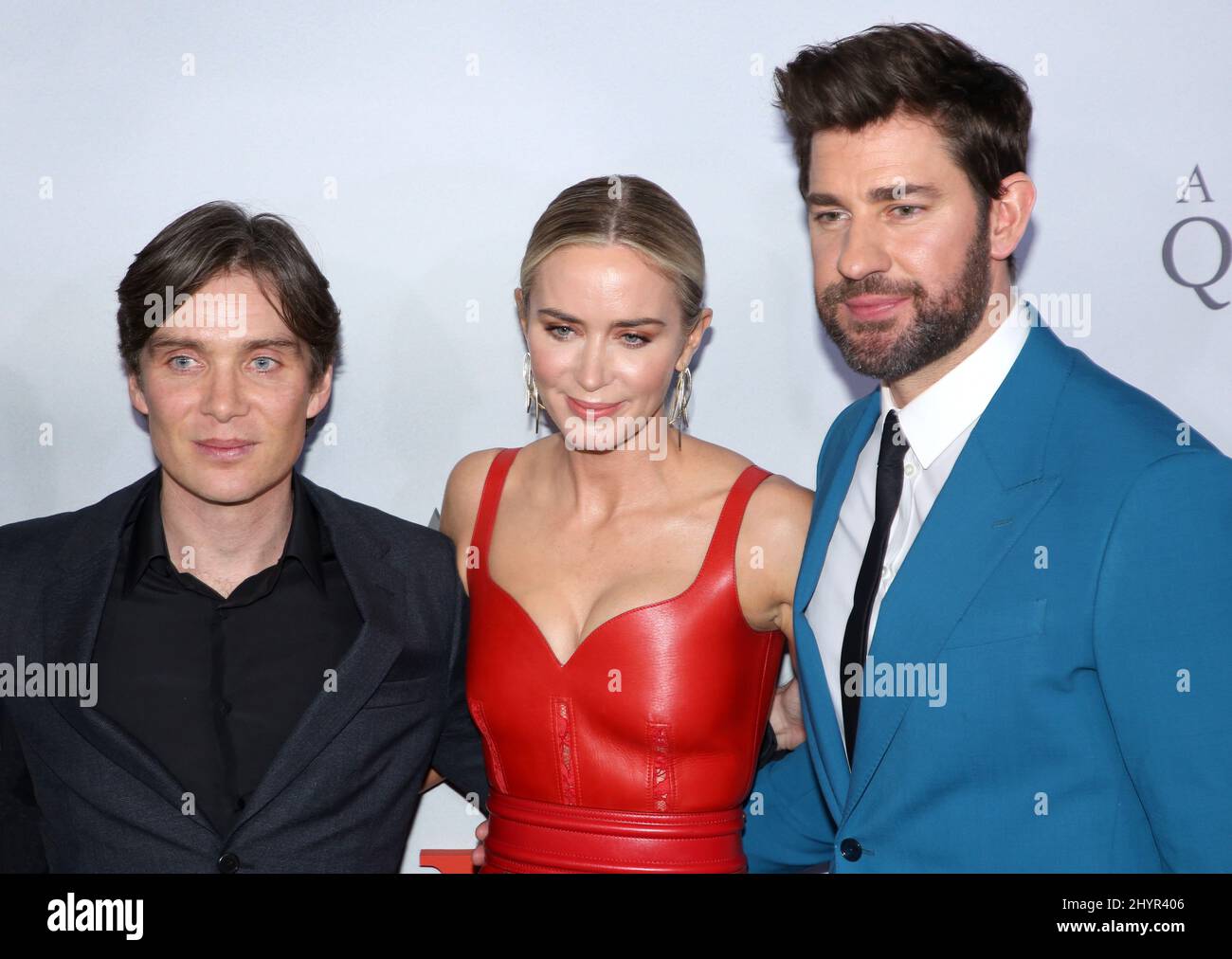 Cillian Murphy, Emily Blunt und John Krasinski nehmen an der A Quiet ...