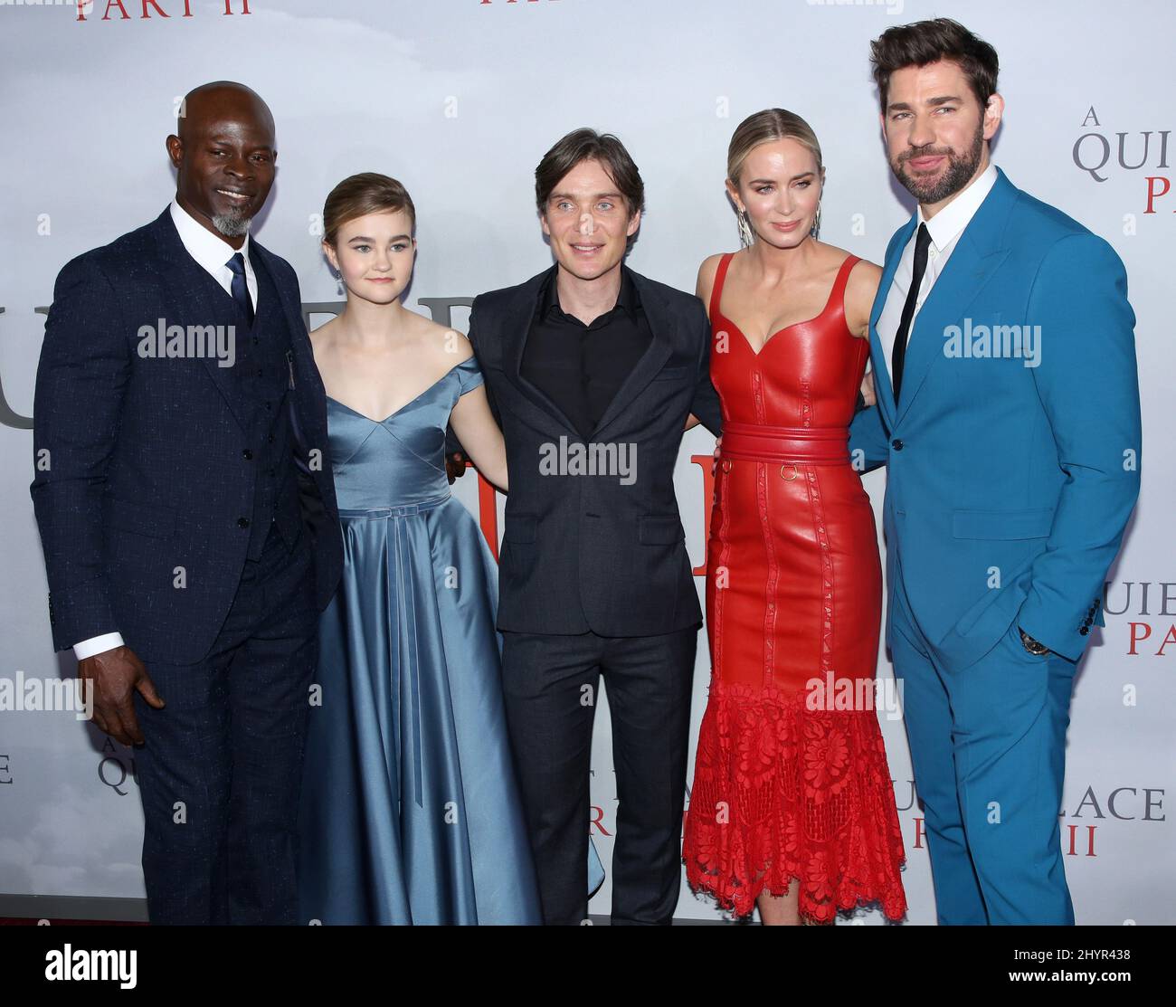Djimon Hounsou, Millicent Simmonds, Cillian Murphy, Emily Blunt nehmen ...