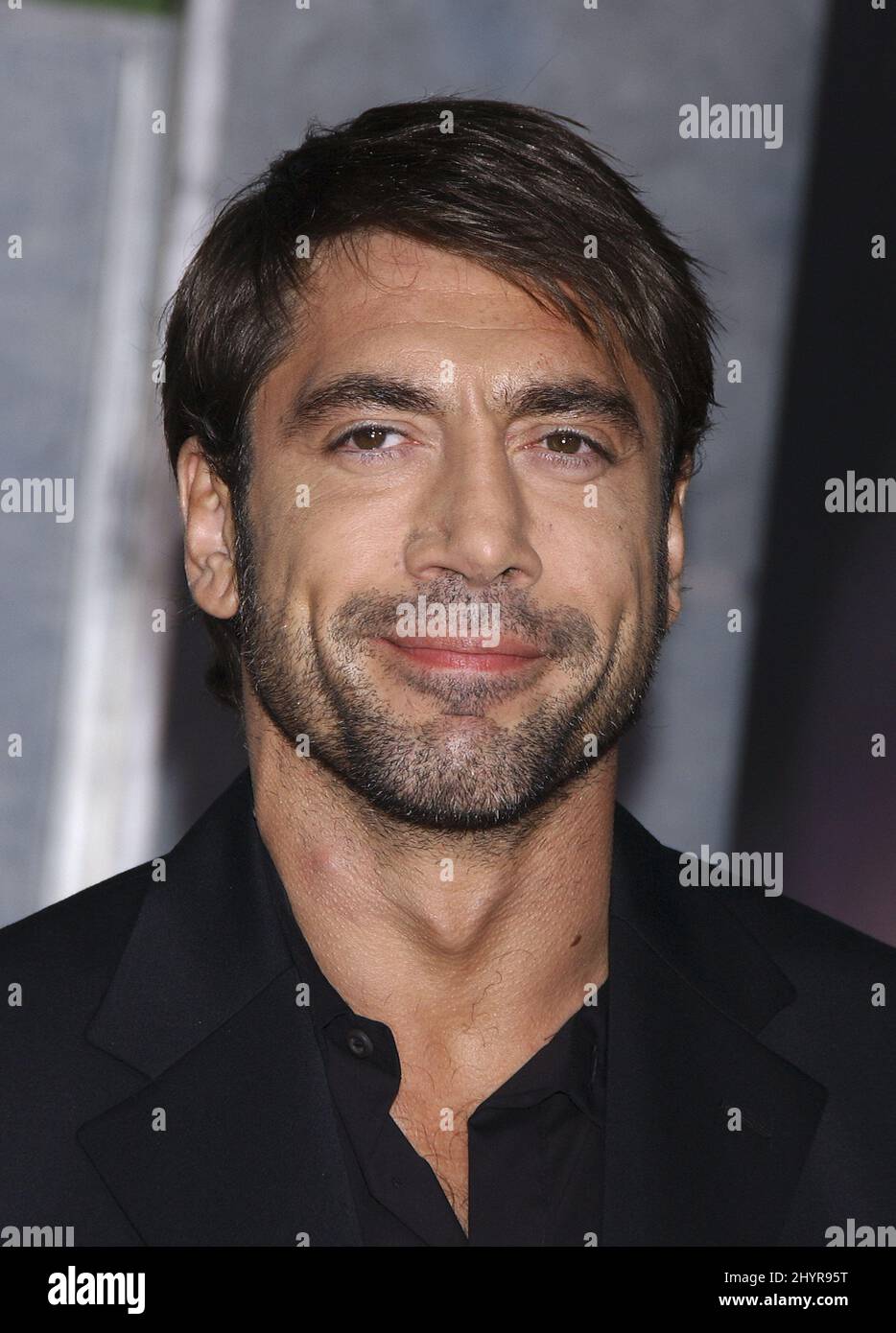 Javier Bardem kommt zur Premiere von No Country for Old Men, die im El ...