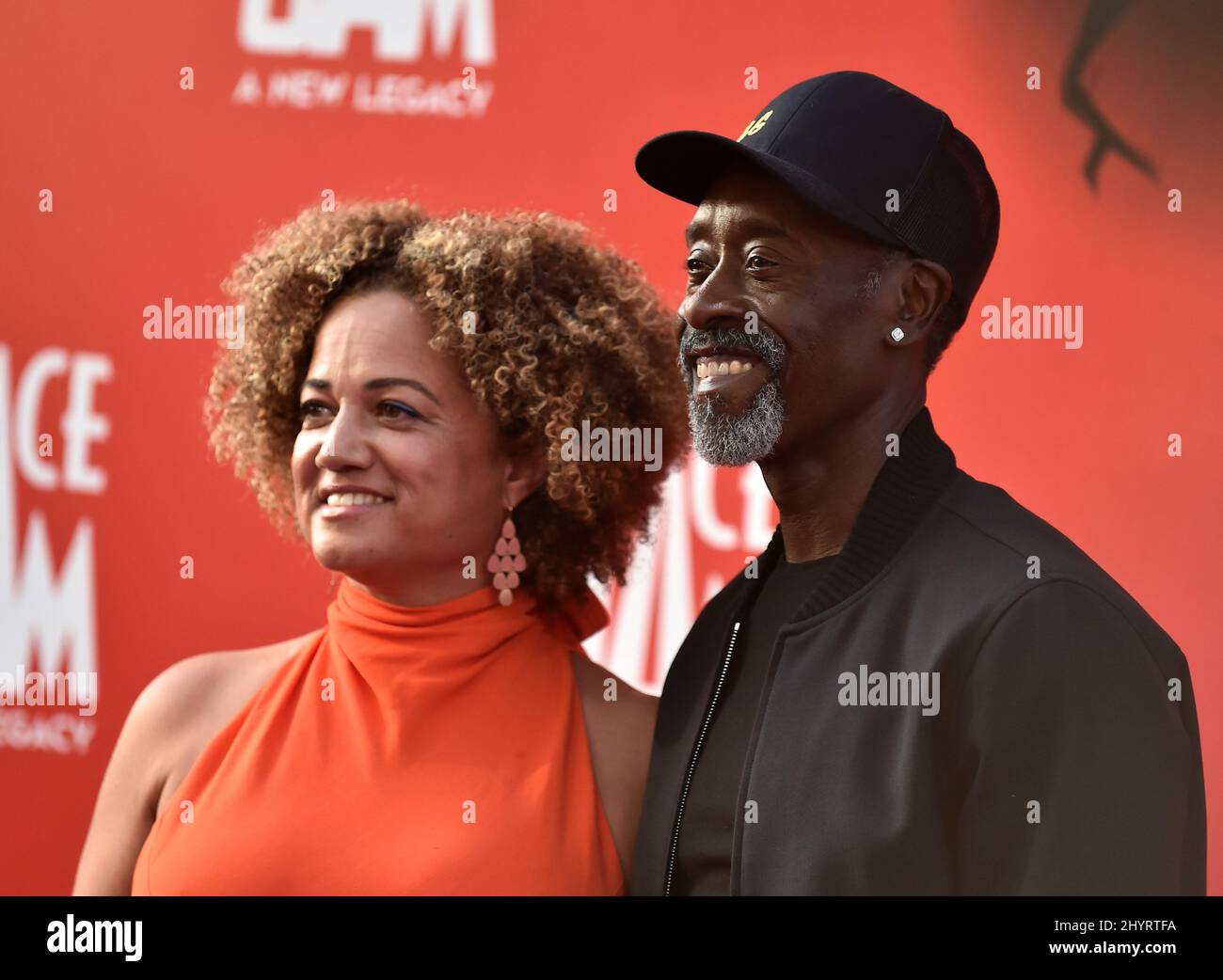 Don Cheadle und Bridgid Coulter bei der Weltpremiere von „Space Jam: A ...