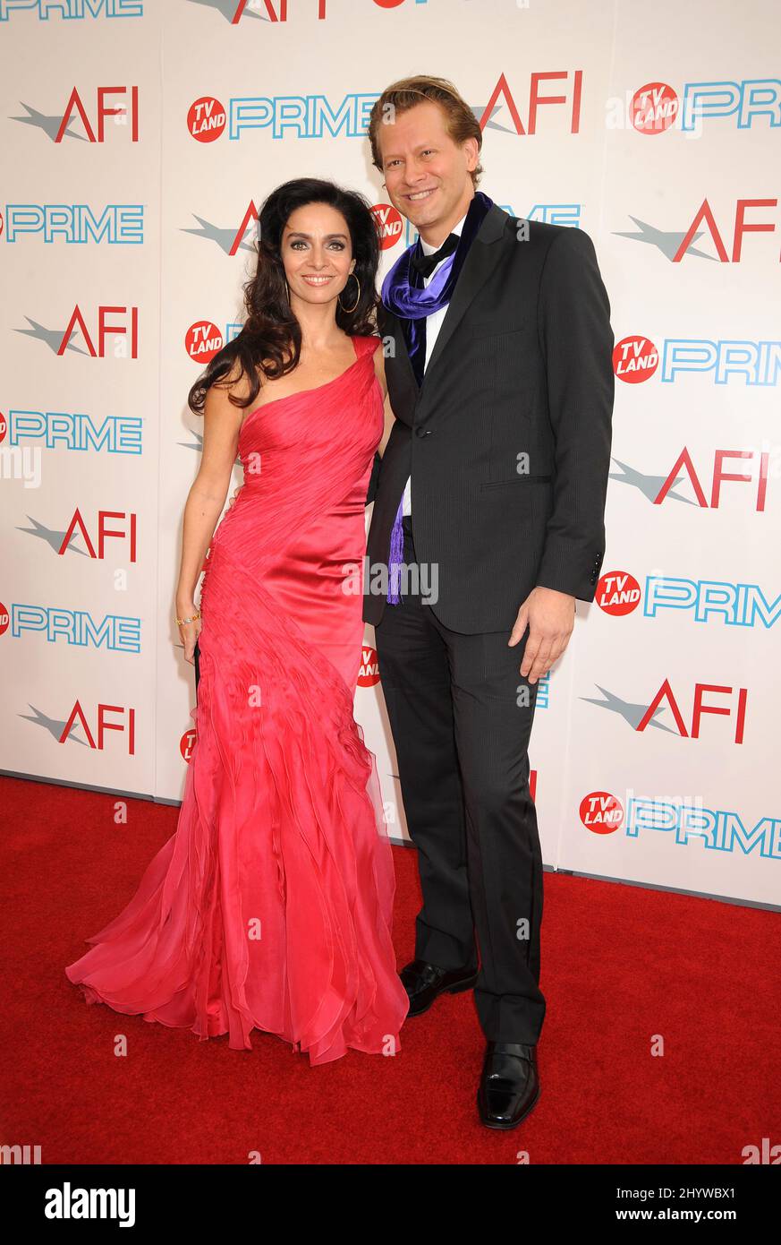 Claudia Ohana beim Michael Douglas mit dem AFI Lifetime Achievement ...