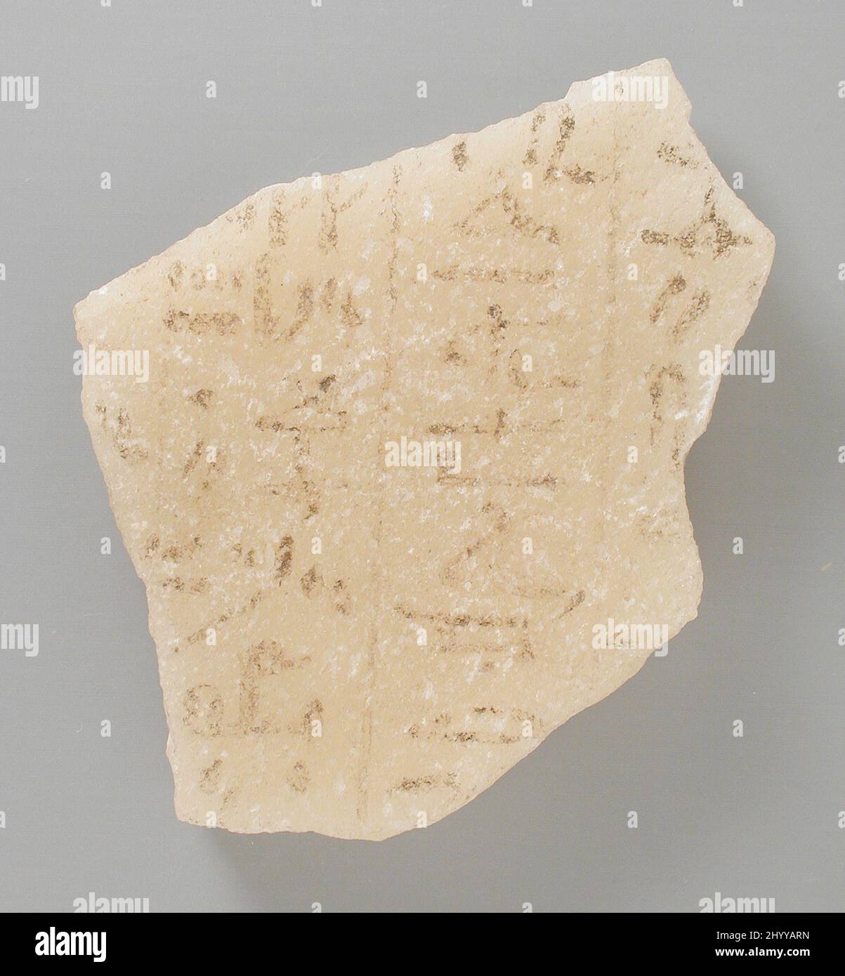 Fragment mit hieroglypheninschrift eines grabtextes -Fotos und ...