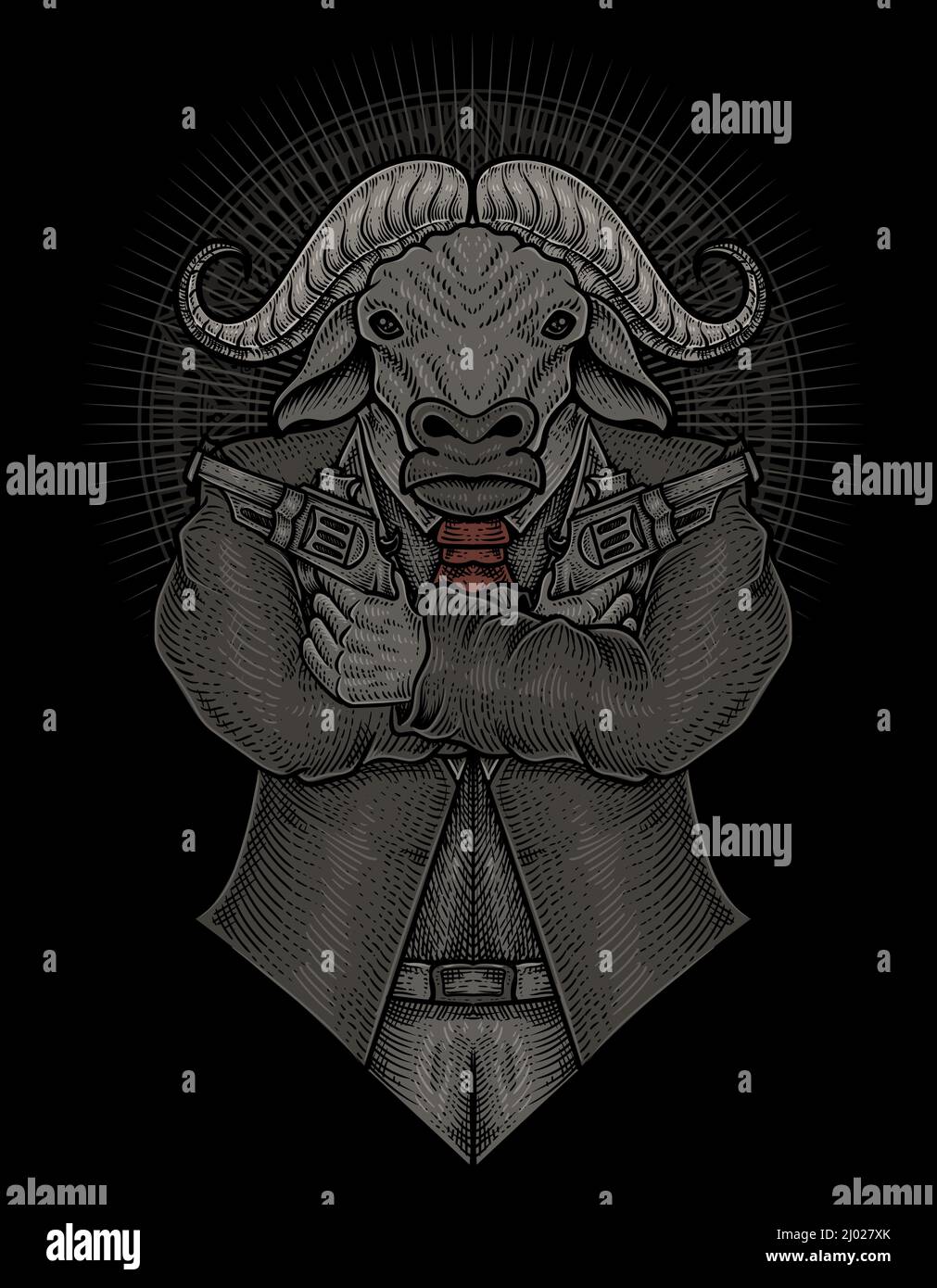 Vintage gangster emblem -Fotos und -Bildmaterial in hoher Auflösung – Alamy