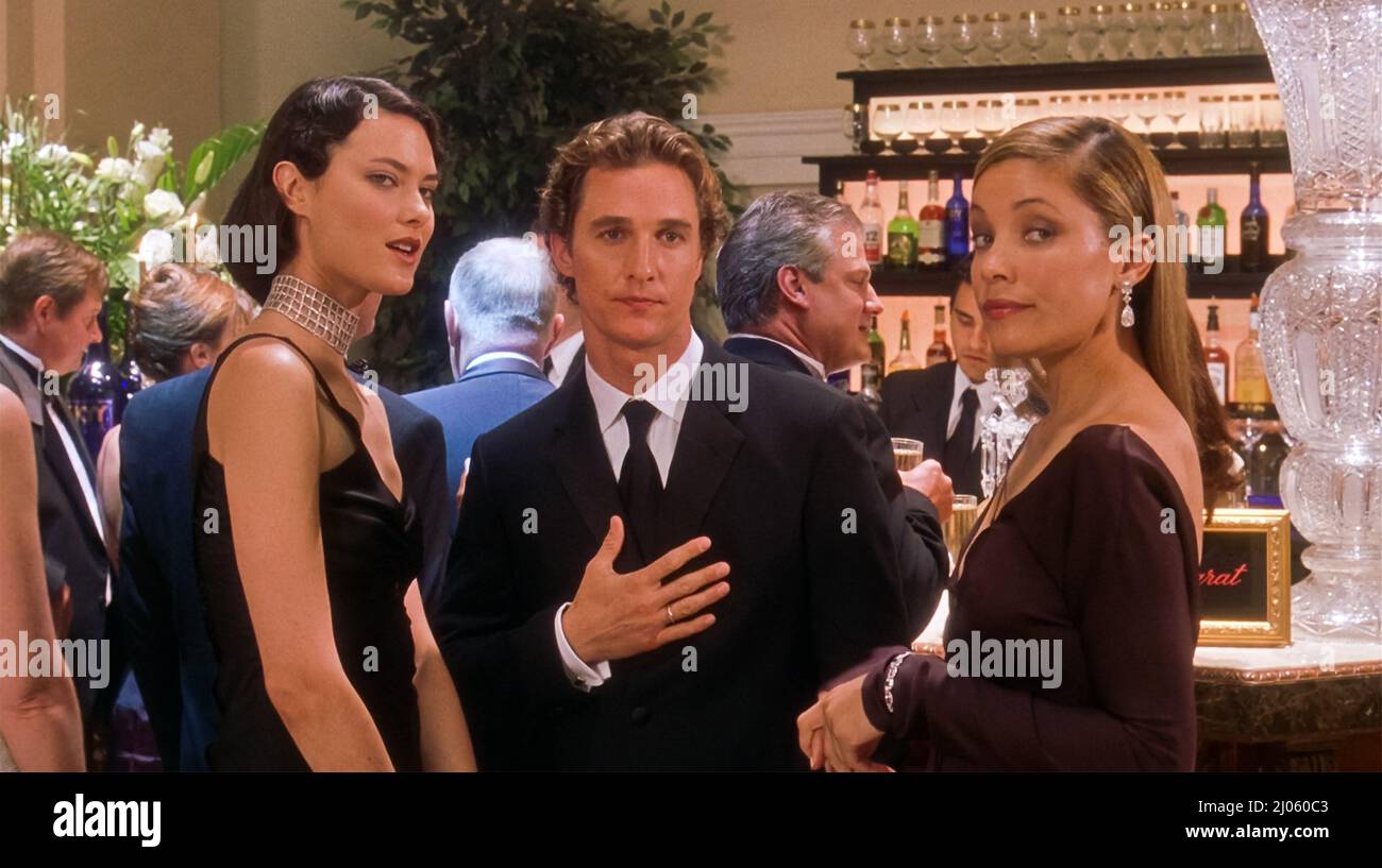 USA. Michael Michele, Shalom Harlow und Matthew McConaughey in einer ...