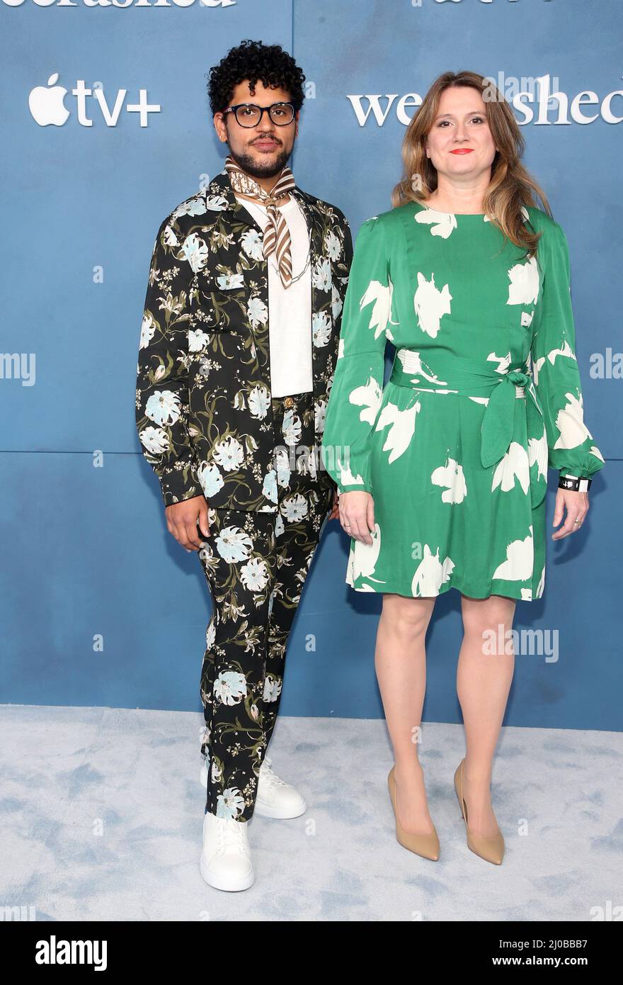 Los Angeles, USA. 17. März 2022. Joshua Marsh und Amy Williams bei der ...