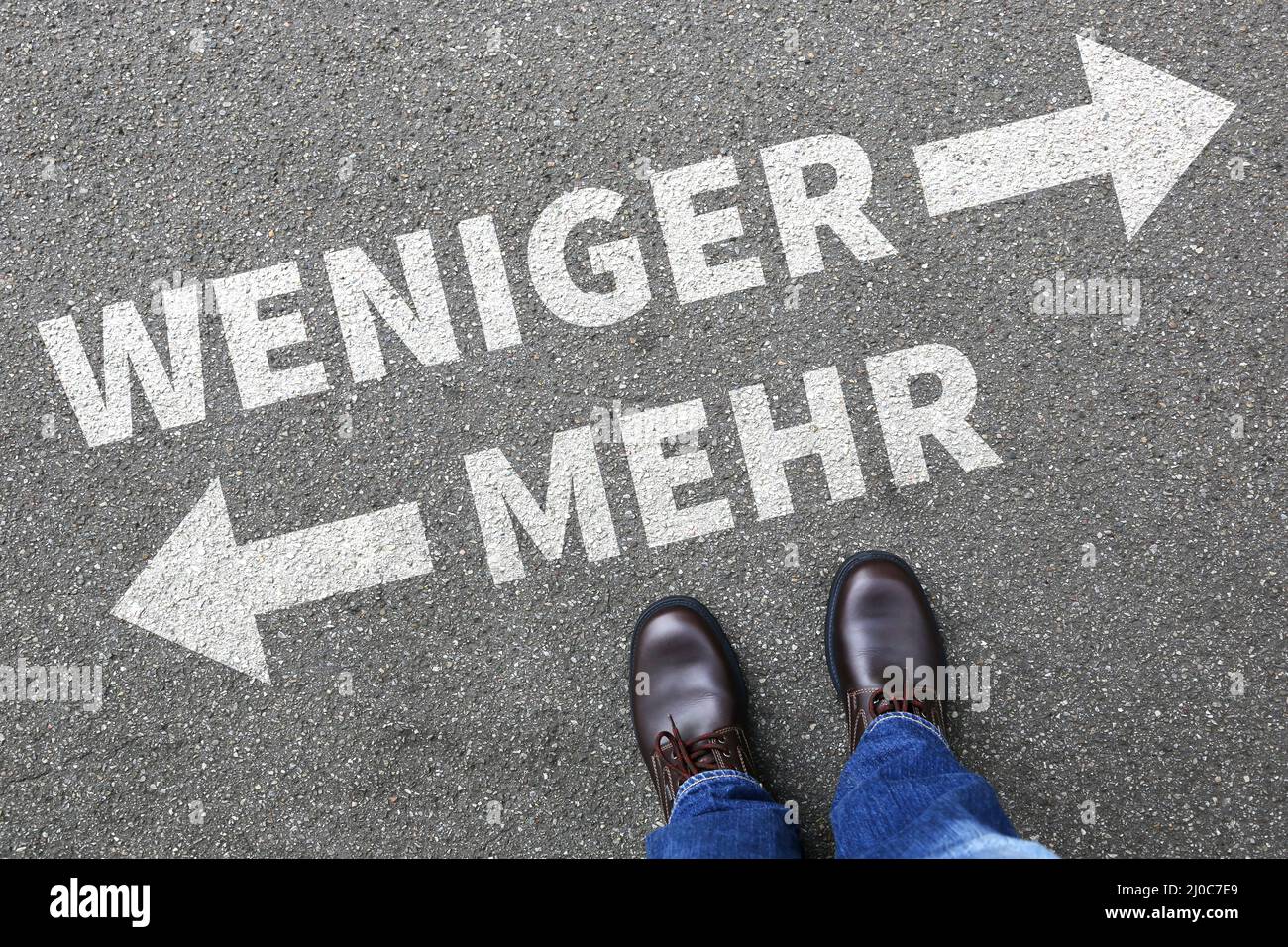 Weniger desto besser -Fotos und -Bildmaterial in hoher Auflösung – Alamy