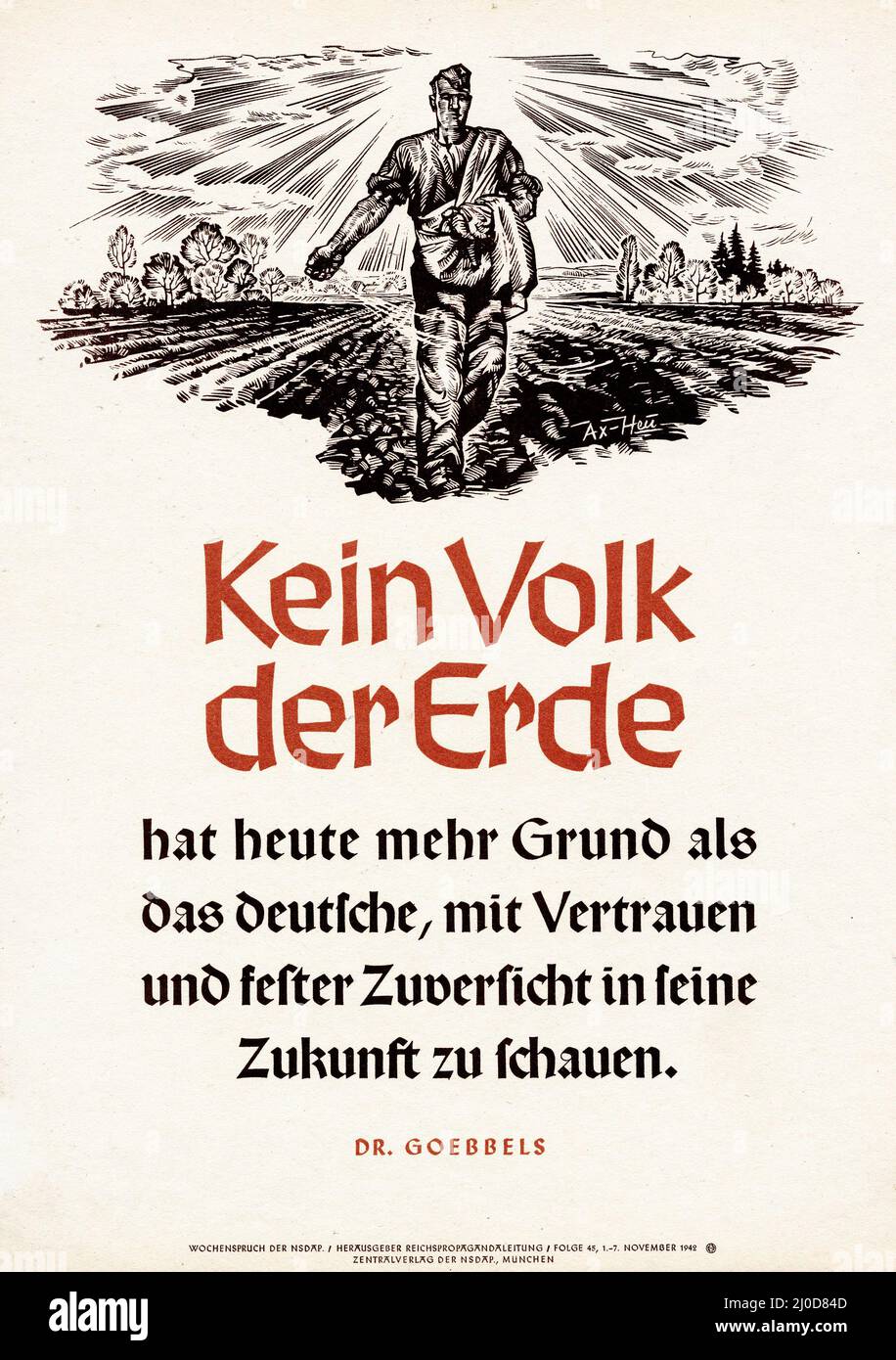 Nsdap poster Stockfotos und -bilder Kaufen - Alamy