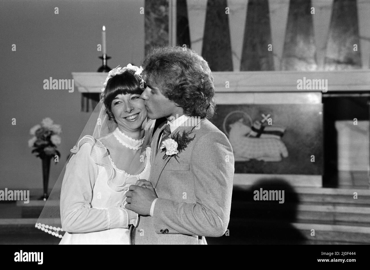 Die Hochzeit von Brian Tilsley und Gail Potter von Coronation Street ...