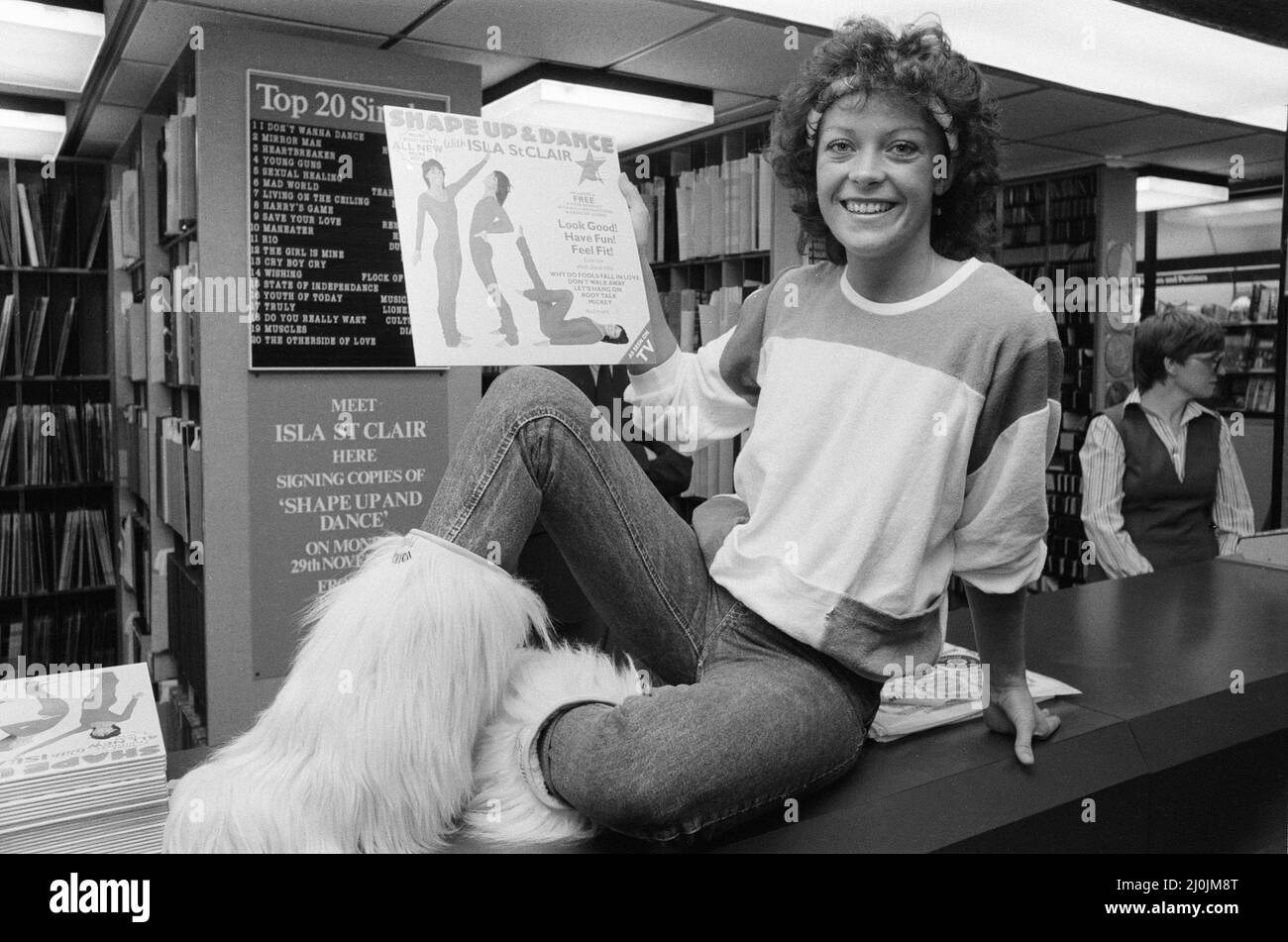 Isla St Clair, schottische Sängerin, Schauspielerin und Game-Show-Co ...