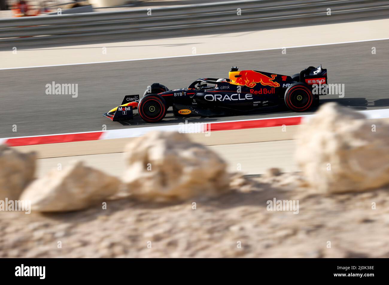 01 VERSTAPPEN Max (nld), Red Bull Racing RB18, Action während des ...