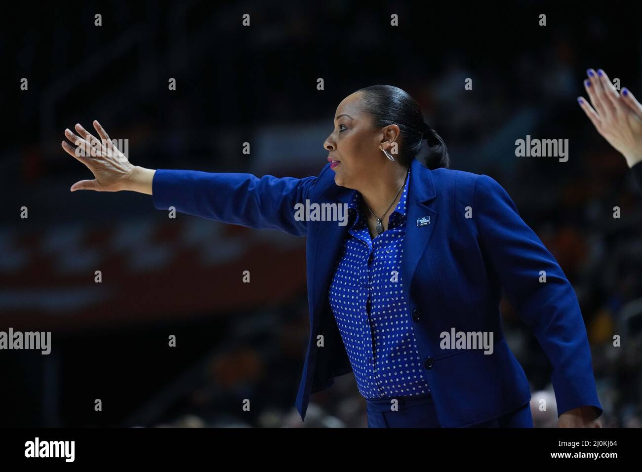 19. März 2022: Cheftrainer Felisha Legette-Jack der Buffalo Bulls ...