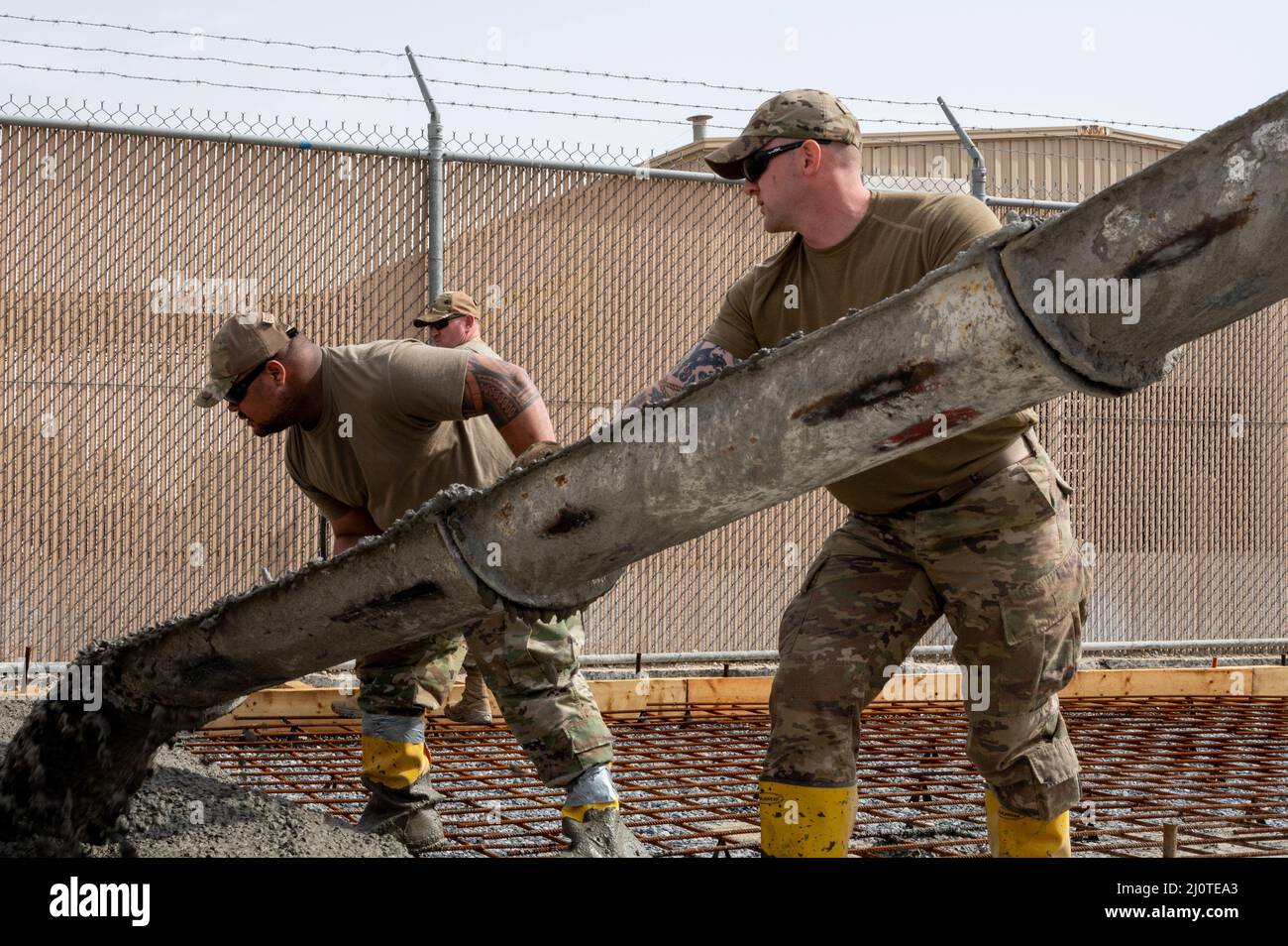 US-Luftwaffe vom 557. Expeditionary Prime Base Engineer Emergency Force ...