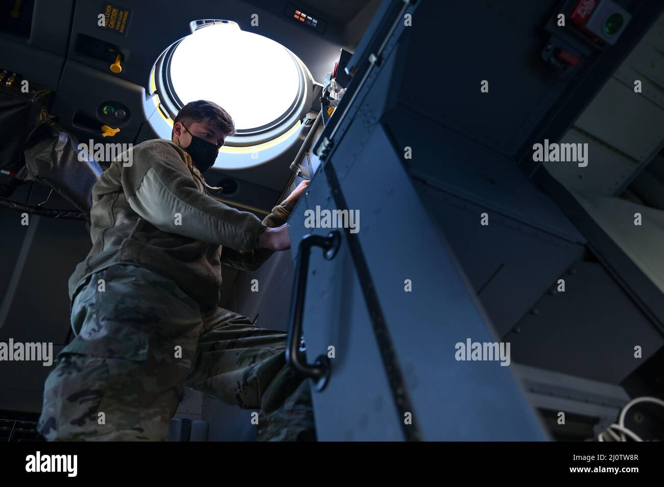 US Air Force Airman 1. Class John Myers, 58. Aircraft Maintenance ...