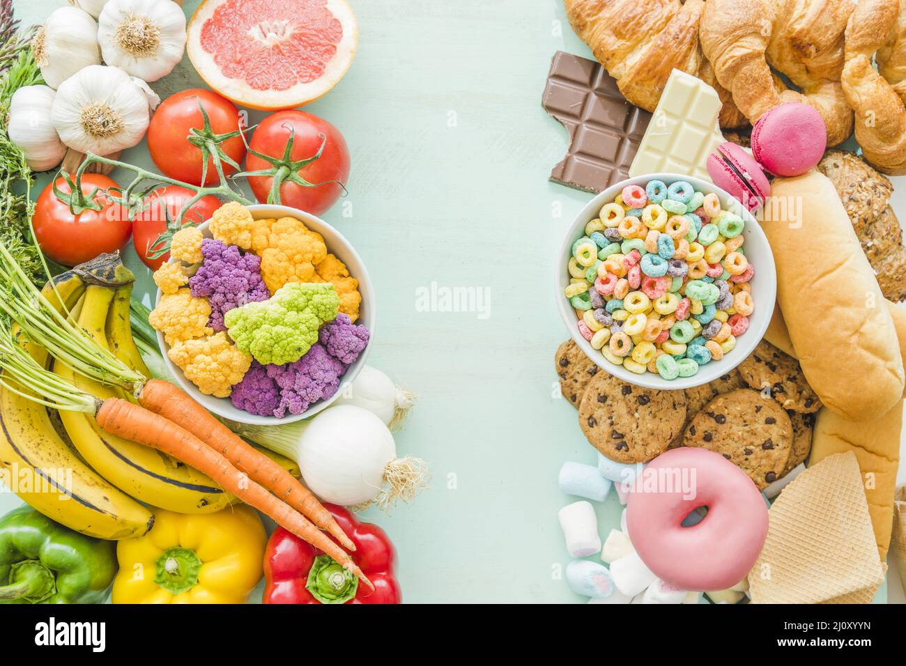 Ungesund gesund -Fotos und -Bildmaterial in hoher Auflösung – Alamy