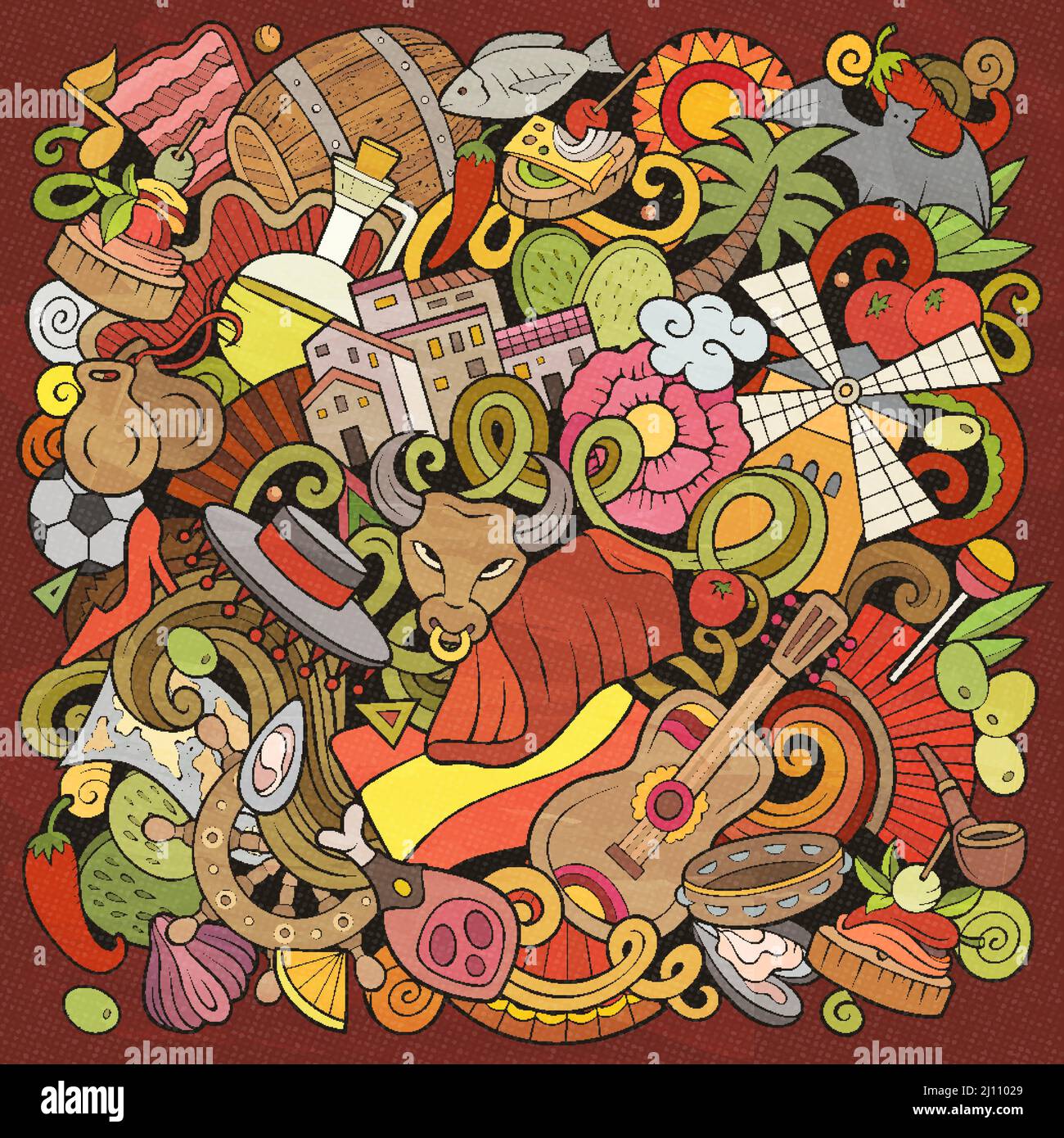 Spanien flagge historisch Stock-Vektorgrafiken kaufen - Alamy