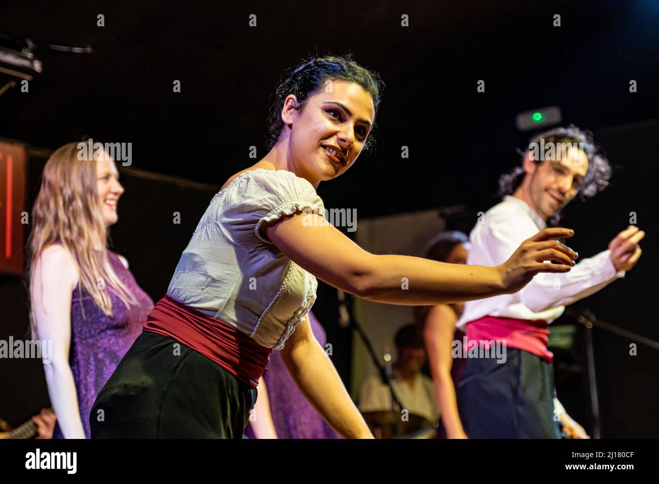 Madrid, Spanien. 19. März 2022. Irish Dance Show mit Live-Musik der ...