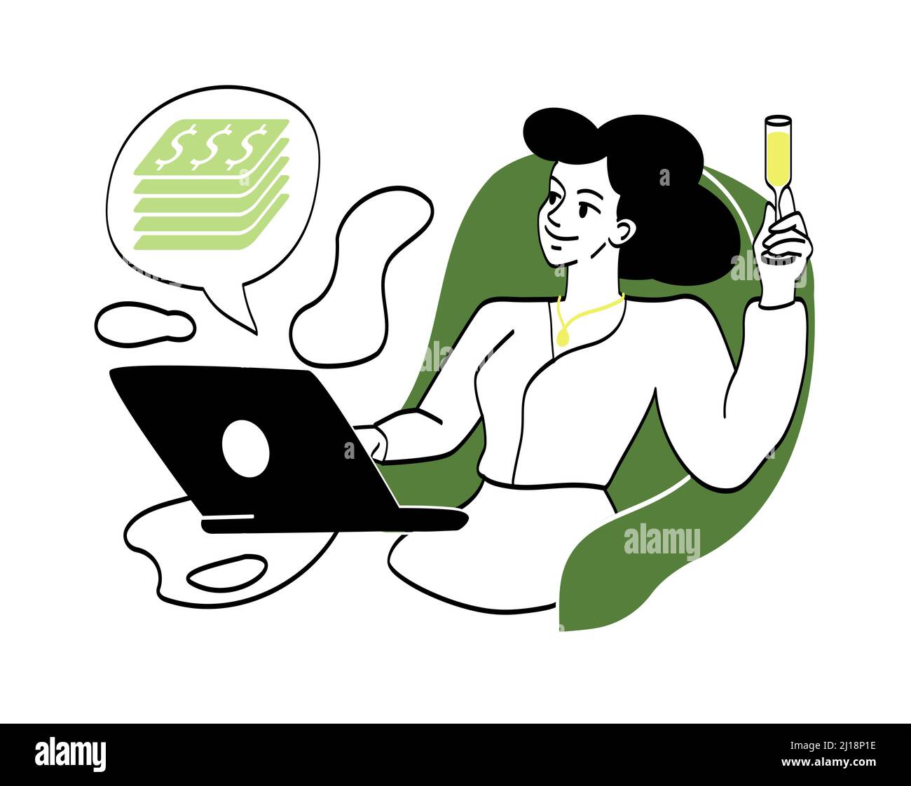 Reich arm karikatur Ausgeschnittene Stockfotos und -bilder - Alamy