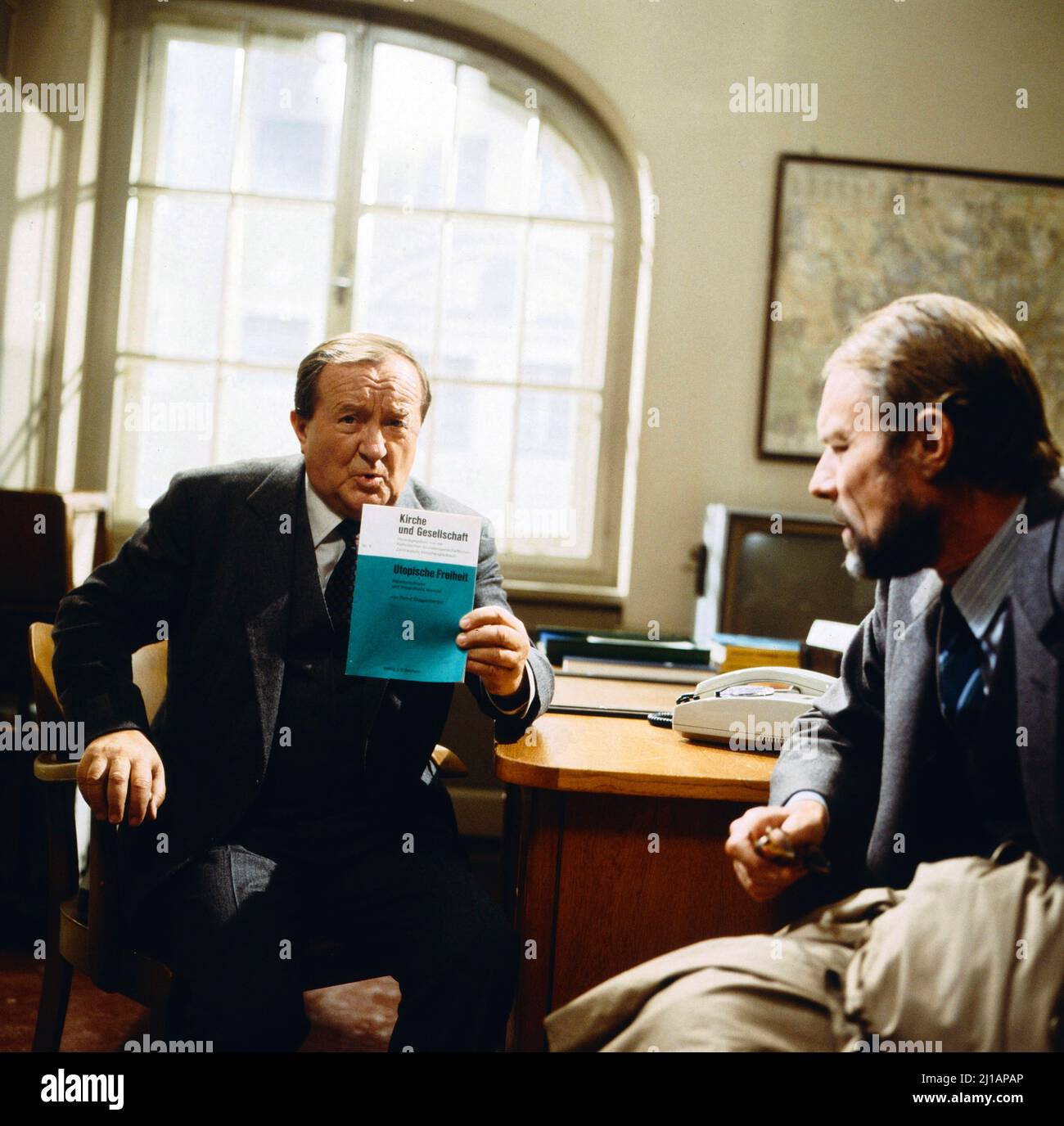 Der alte, ZDF Krimiserie, Deutschland, 1980, Folge: Morddrohung, Szene ...