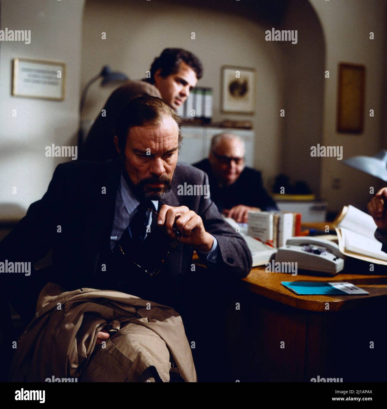 Der alte, ZDF Krimiserie, Deutschland, 1980, Folge: Morddrohung, Szene ...