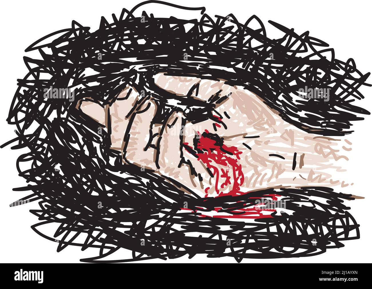 Crucified jesus Ausgeschnittene Stockfotos und -bilder - Alamy