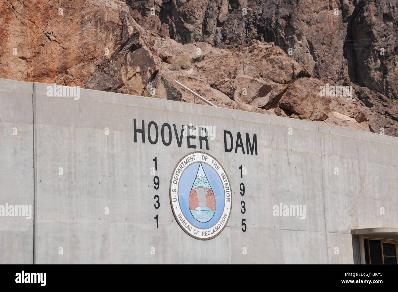 Hoover Dam /Nevada/Arizona /07 Spember 2019 Hoover dame Vergangenheit ...
