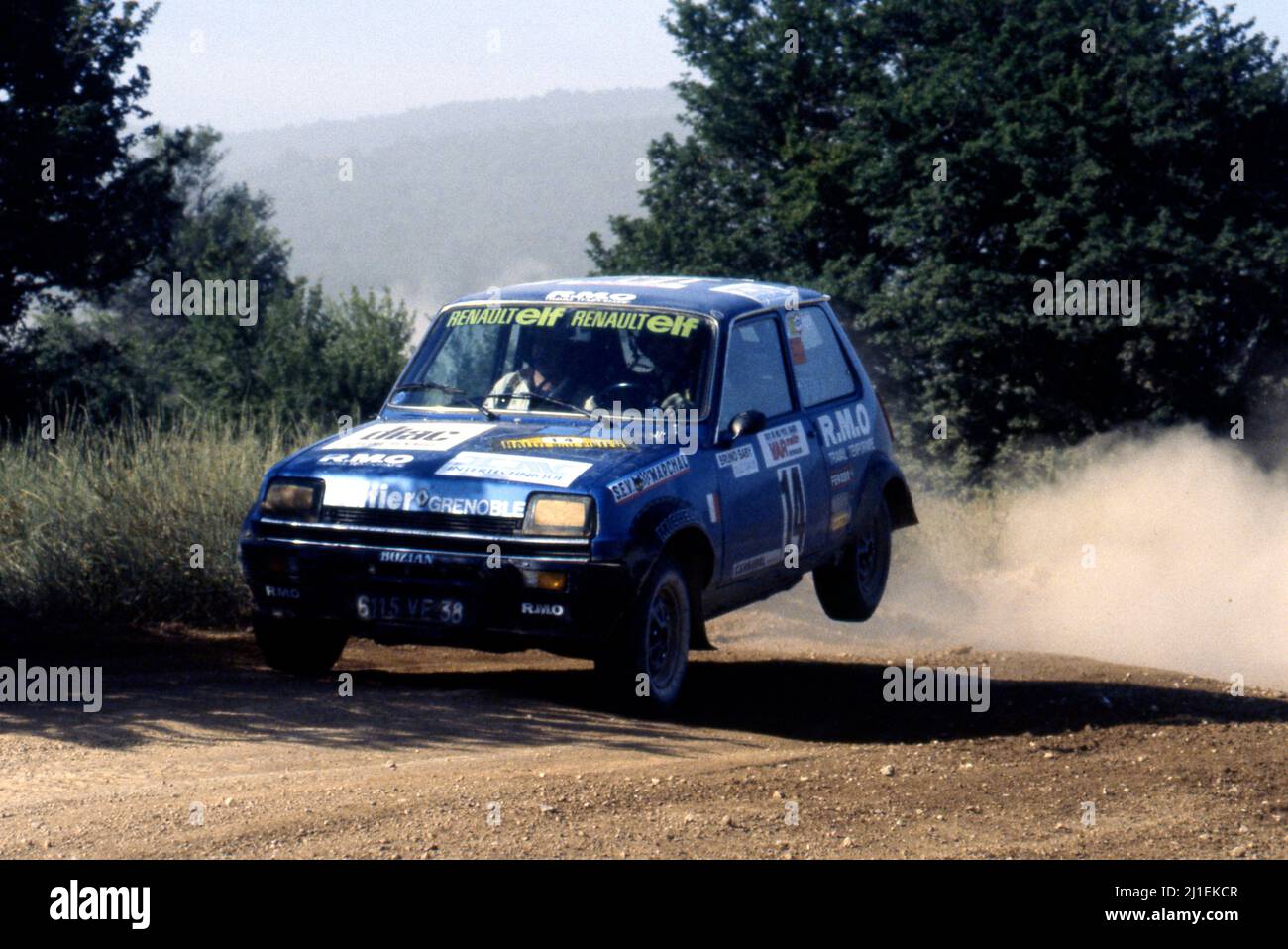 Bruno Saby (FRA) Daniel Le Saux (FRA) Renault 5 Alpine GR2 Bozian ...