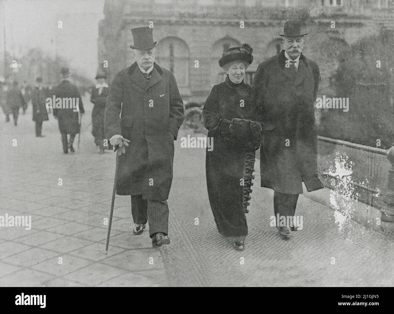 Archivfoto von Prinz und Prinzessin von Bulov (Bernhard von Bülow) in ...