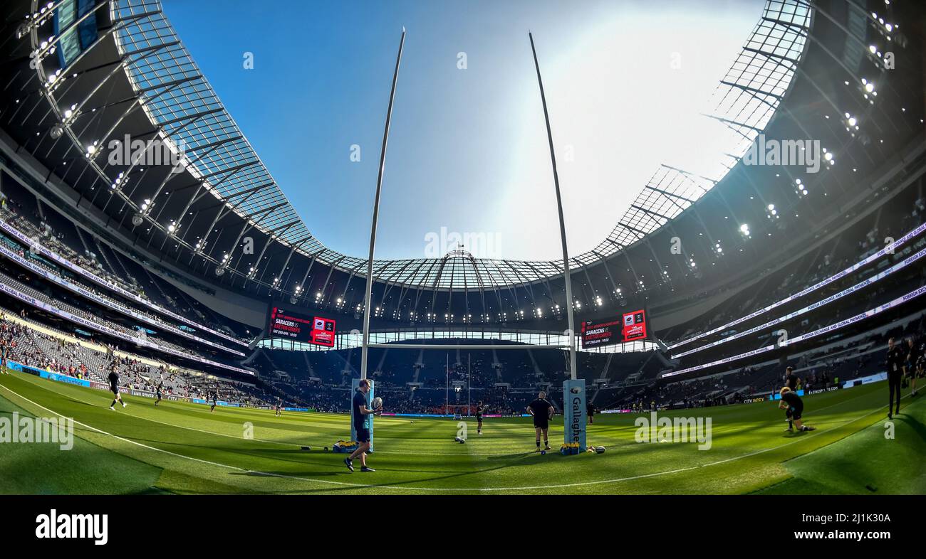 London, Großbritannien. 26. März 2022. Das Tottenham Hotspur Stadium ...