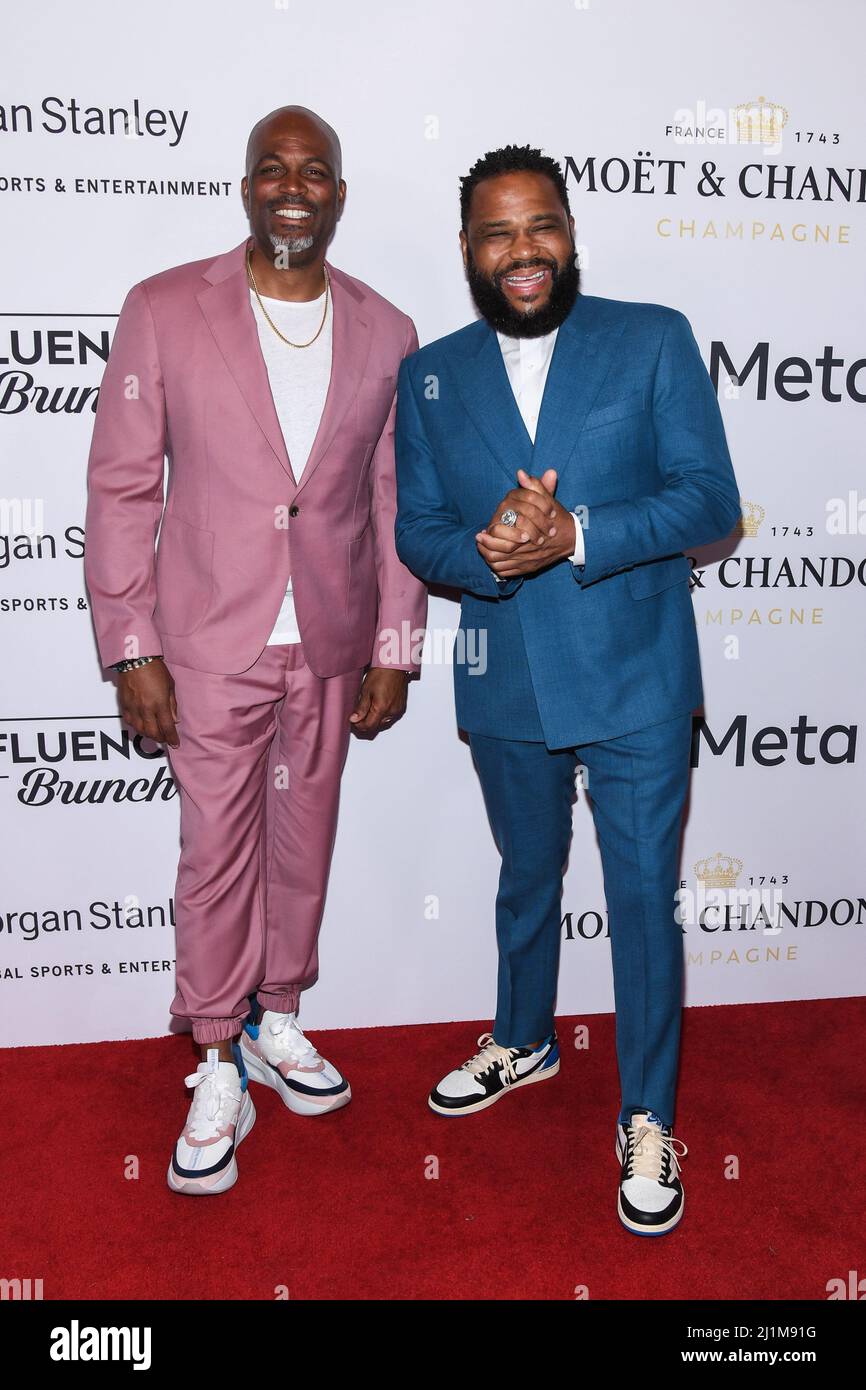 Chris Spencer und Anthony Anderson beim jährlichen „Oscars Weekend ...