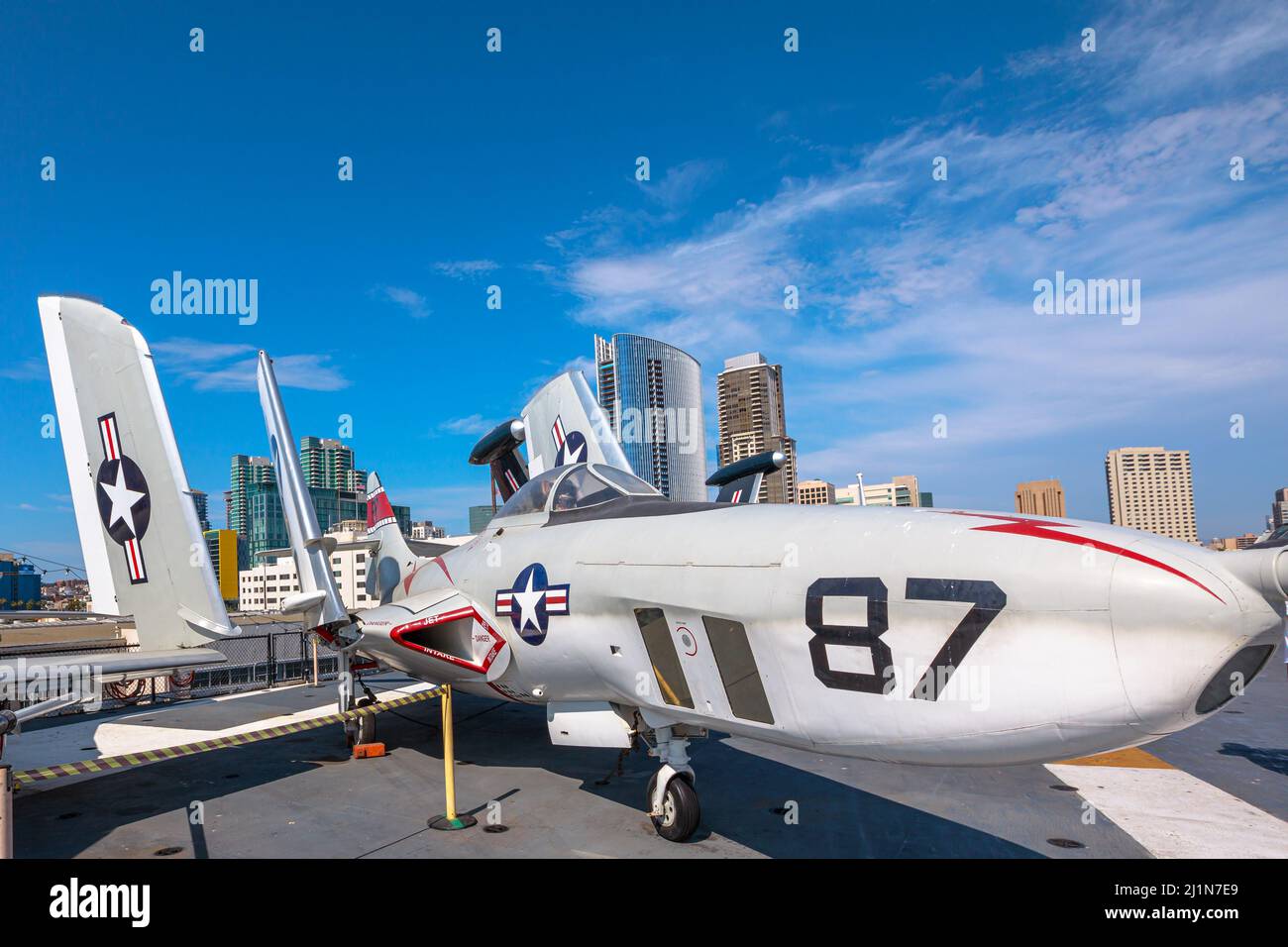 San Diego, California, USA - JULI 2018: Grumman F9F - 8P Cougar ...