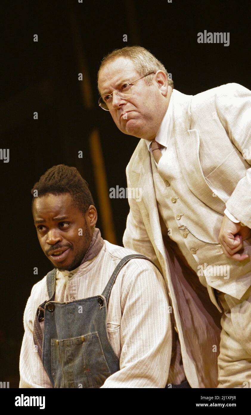 l-r: Seun Shote (Tom Robinson), David Fleeshman (Atticus Finch) in TO ...