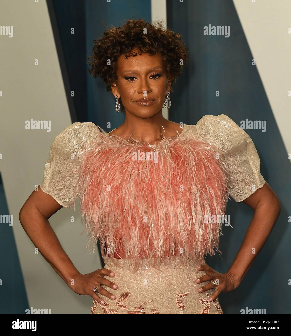 Ryan Michelle Bathe nimmt an der Vanity Fair Oscar Party 2022 im Wallis ...