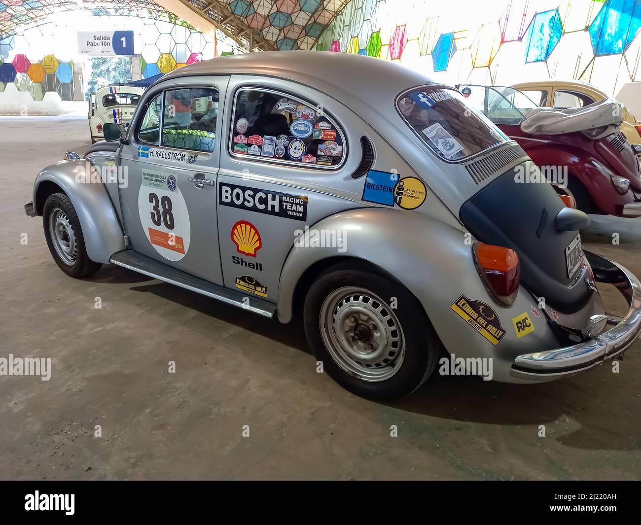 Sport grau Volkswagen Beetle oder Bug Rally Racer, luftgekühlt ...