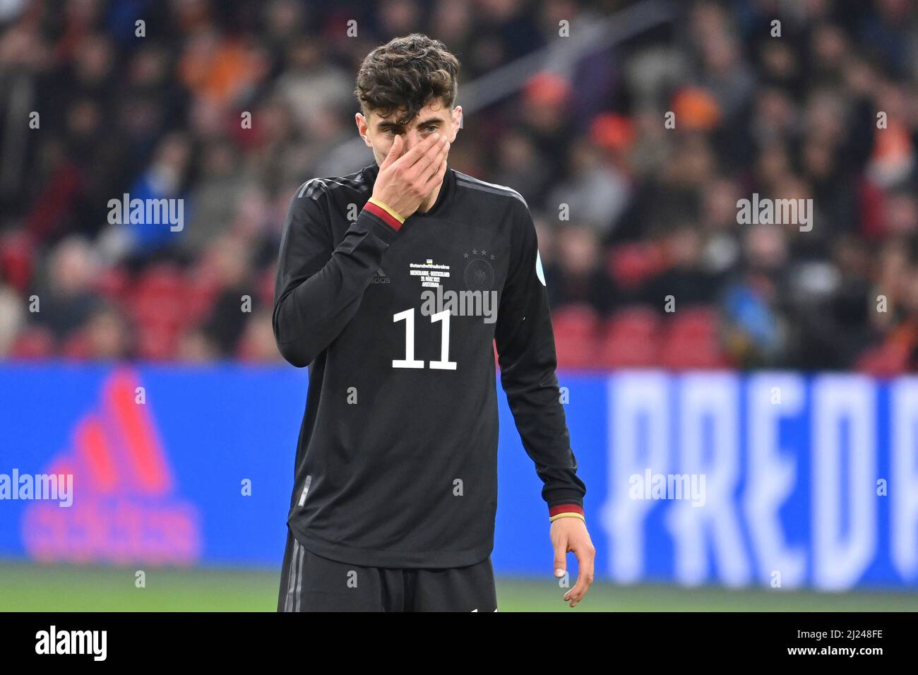 Amsterdam, Niederlande. 29. März 2022. Kai HAVERTZ (GER), Enttäuschung ...