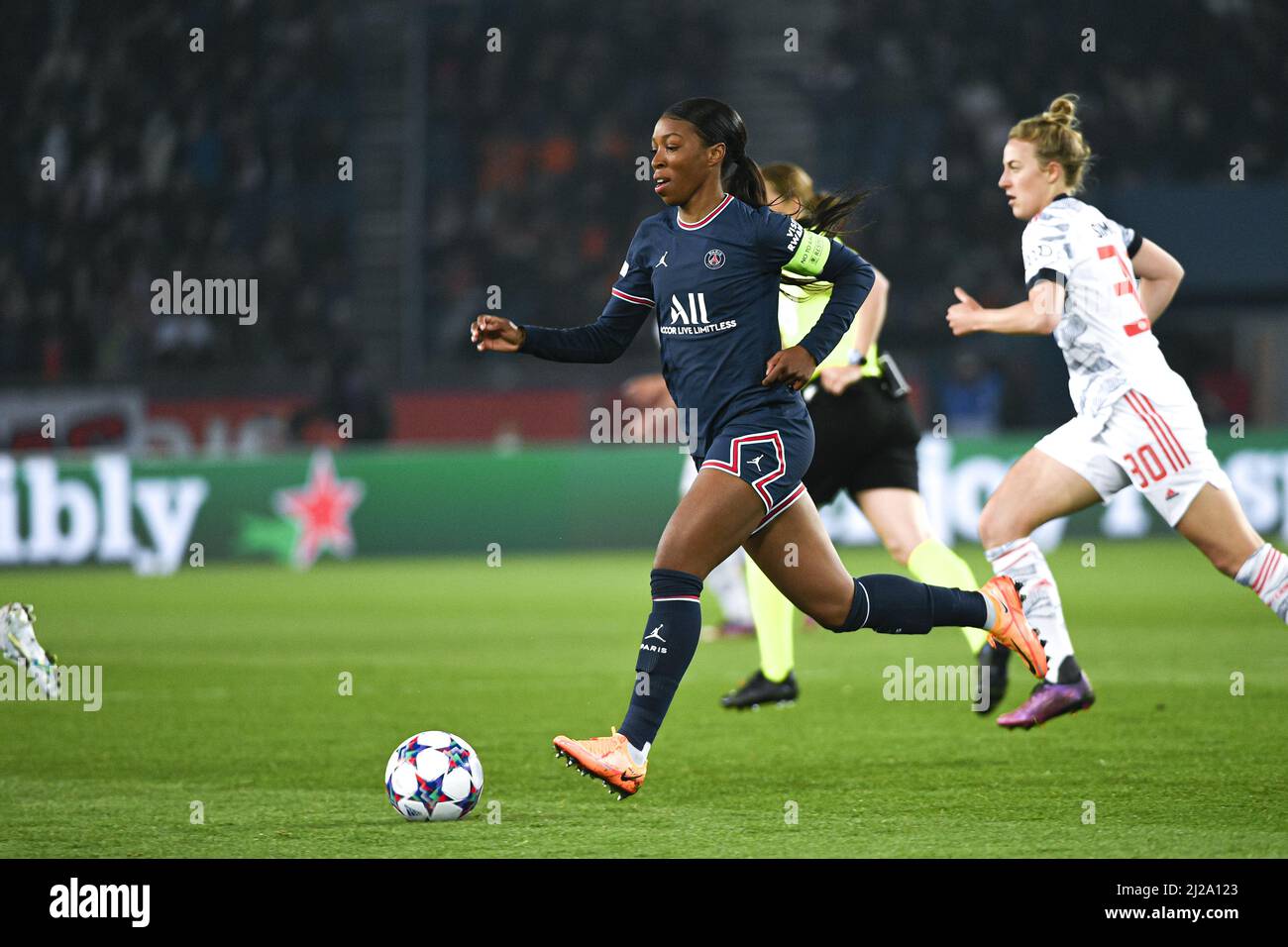 30. März 2022, Paris, Frankreich: Onema Grace Geyoro von PSG während ...