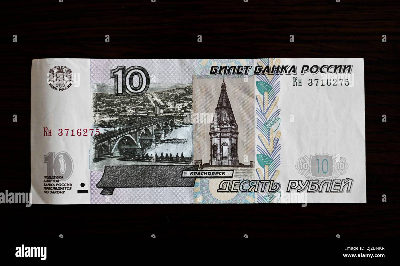 Russische rubel banknote -Fotos und -Bildmaterial in hoher Auflösung ...