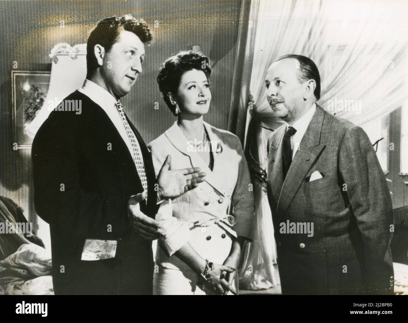 Der österreichische Schauspieler Gunther Philipp, der Schauspieler Willy Reichert und die ...