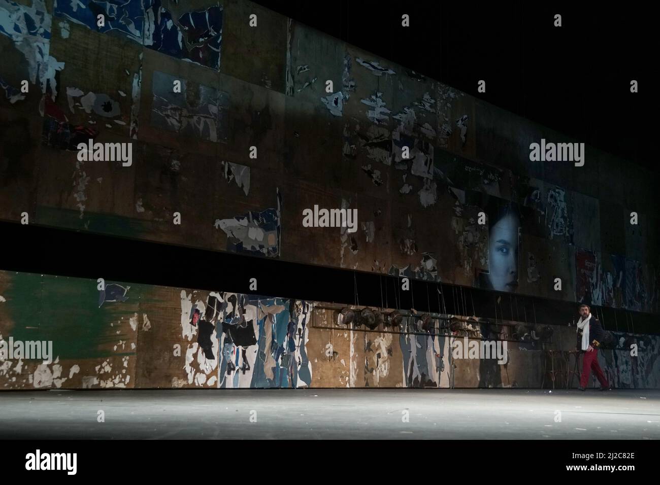 18. März 2022. - Russland, Moskau. - Moskauer Kunsttheater. Die ...