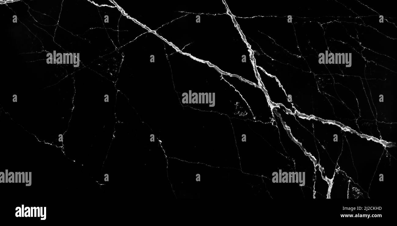 Schwarzer matter Marmor mit Streifen. Glänzender schwarzer Marmor mit ...