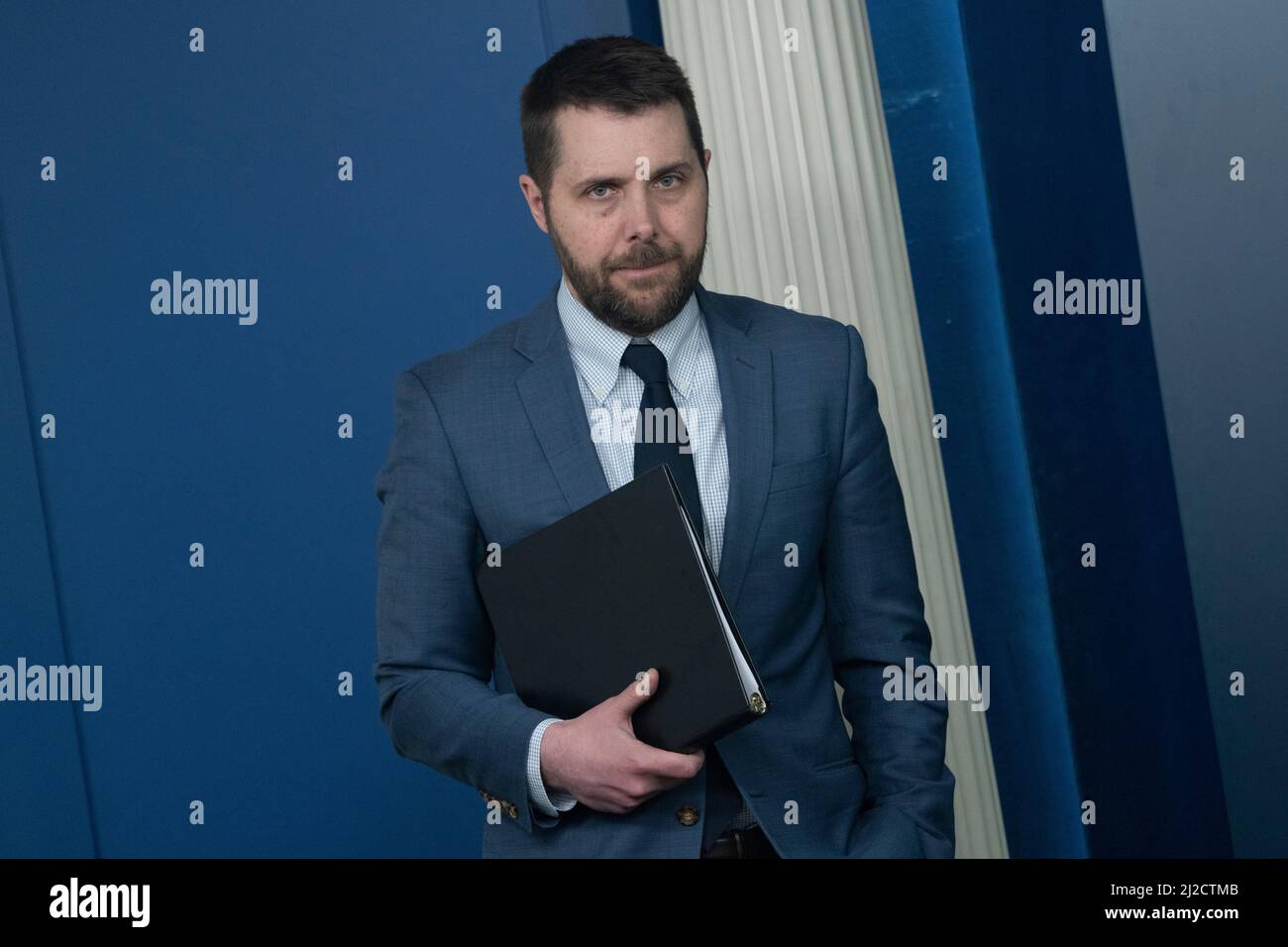 Brian Deese, Direktor des National Economic Council, nimmt am 31. März ...